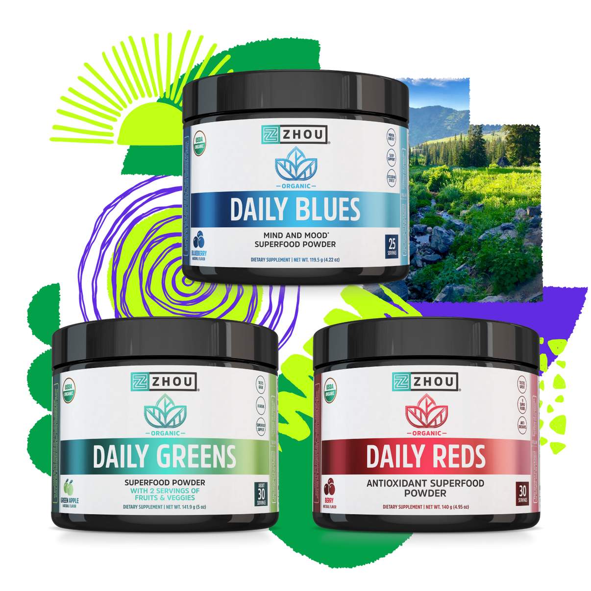 Zhou Daily Superfoods Bundle – Zhou Nutrition