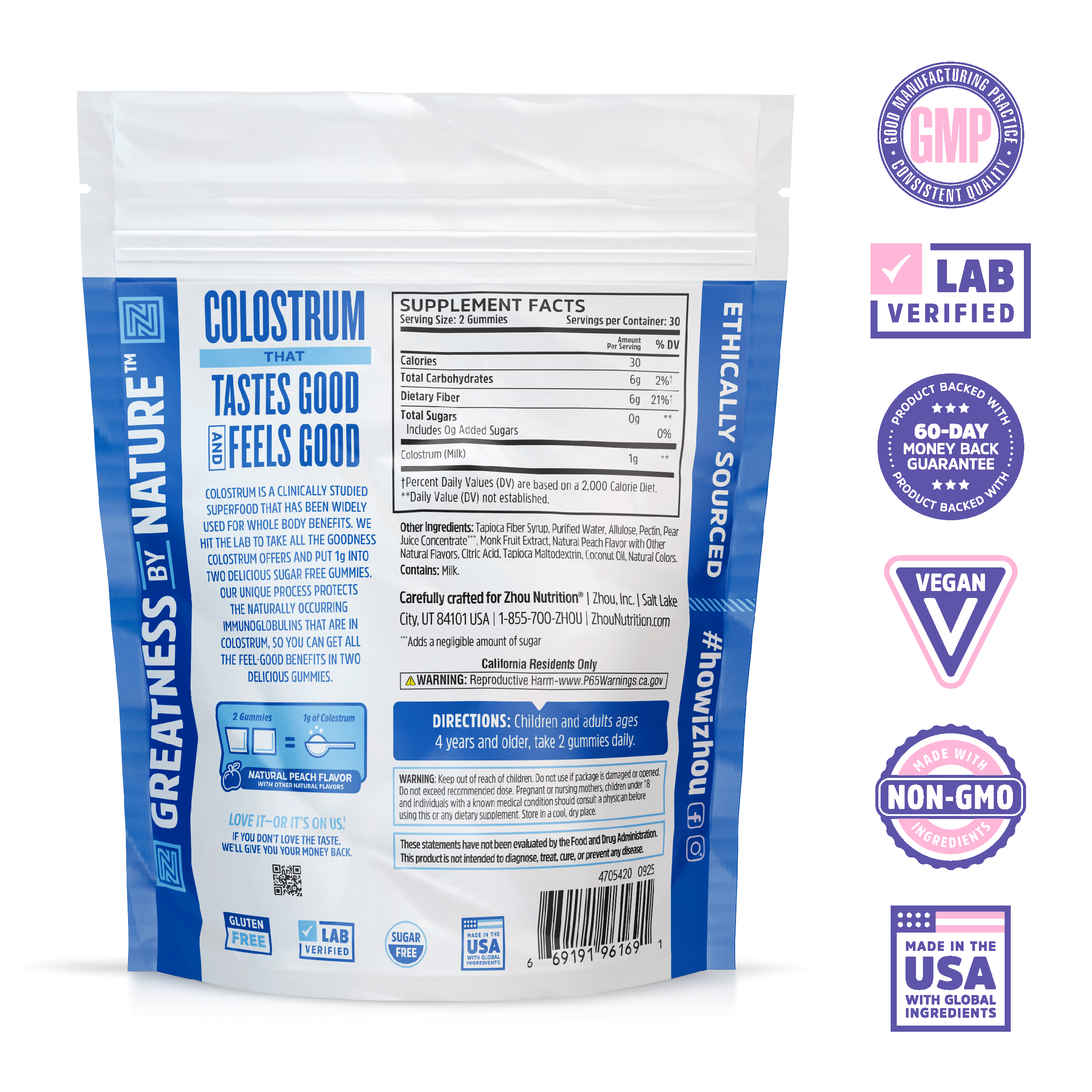 Colostrum Gummies – Zhou Nutrition