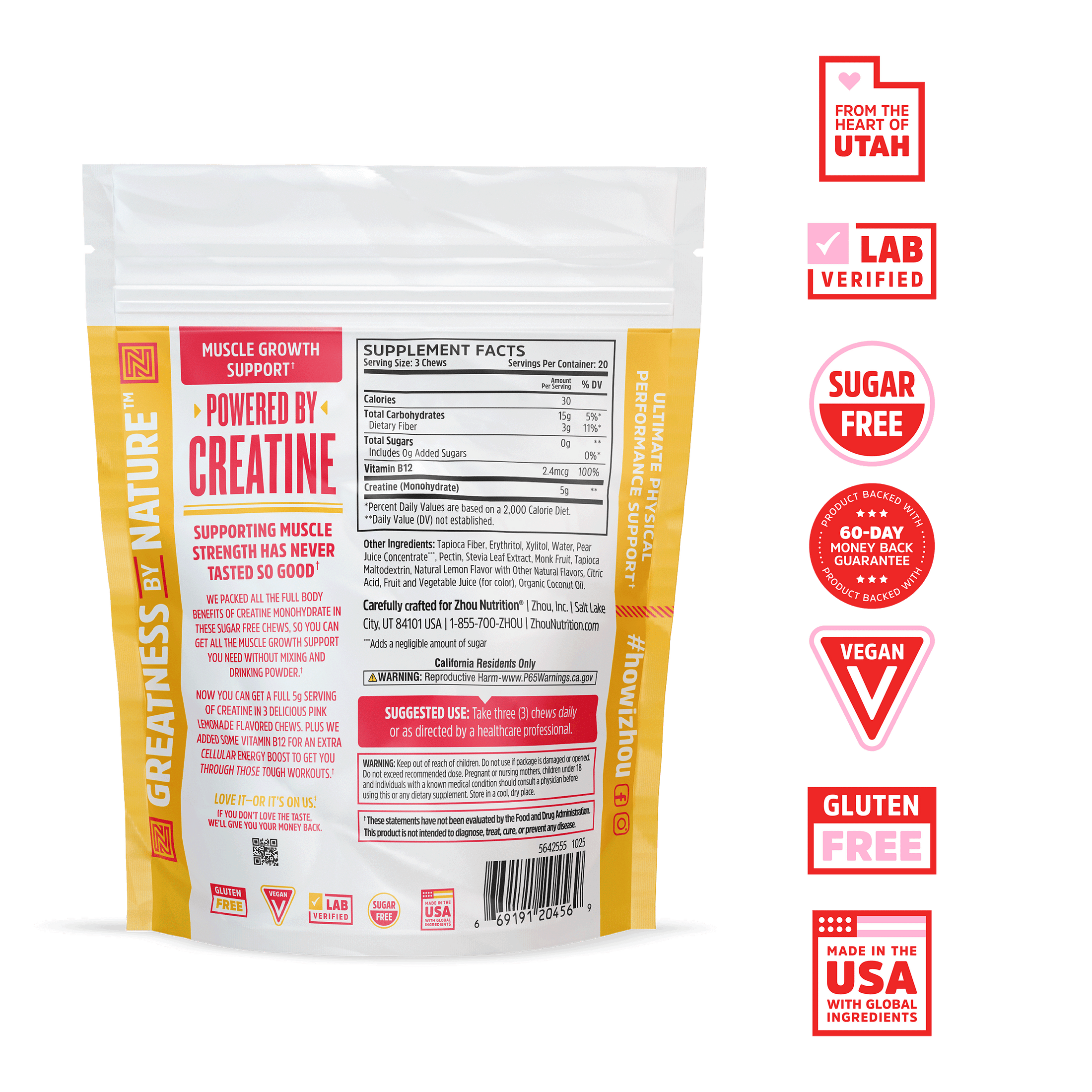 Creatine Chews – Zhou Nutrition